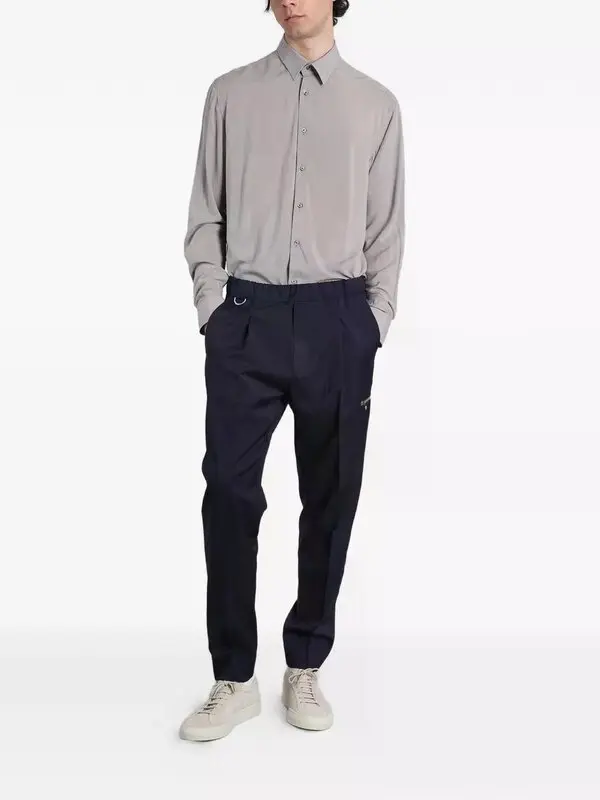 LOW BRAND Pleated Detail Trousers