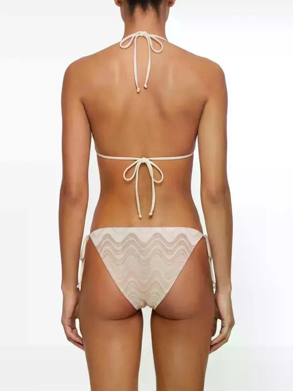 MC2 SAINT BARTH Levyne Tie-fastening Bikini - Neutrals