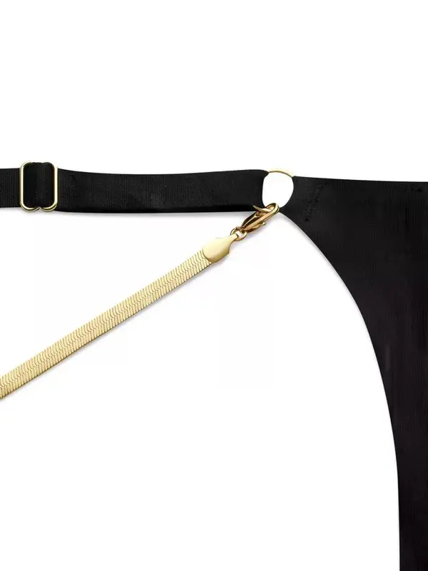 MAISON CLOSE Chain-string Thong
