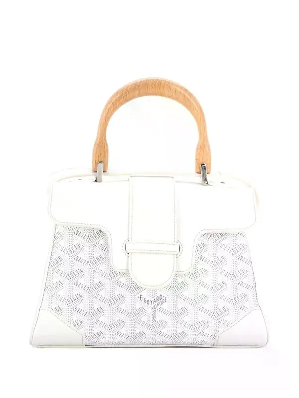 Goyard Saigon Top Handle Bag - White