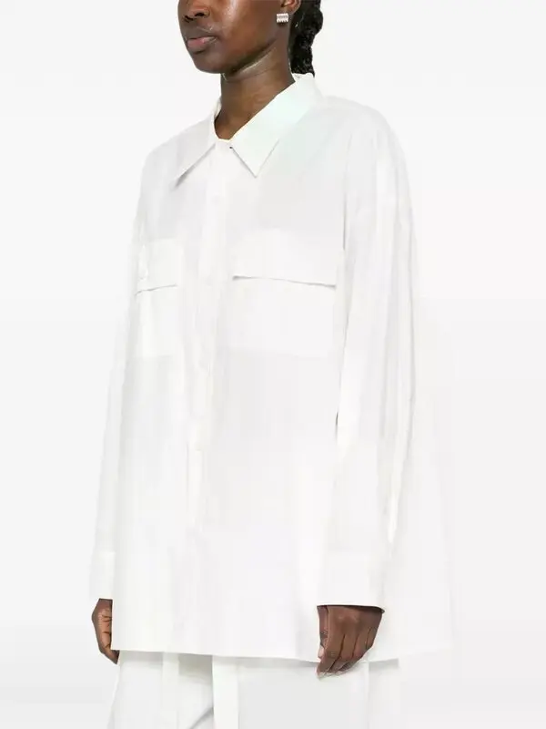 THELATEST Daria Flap-pocket Shirt - White