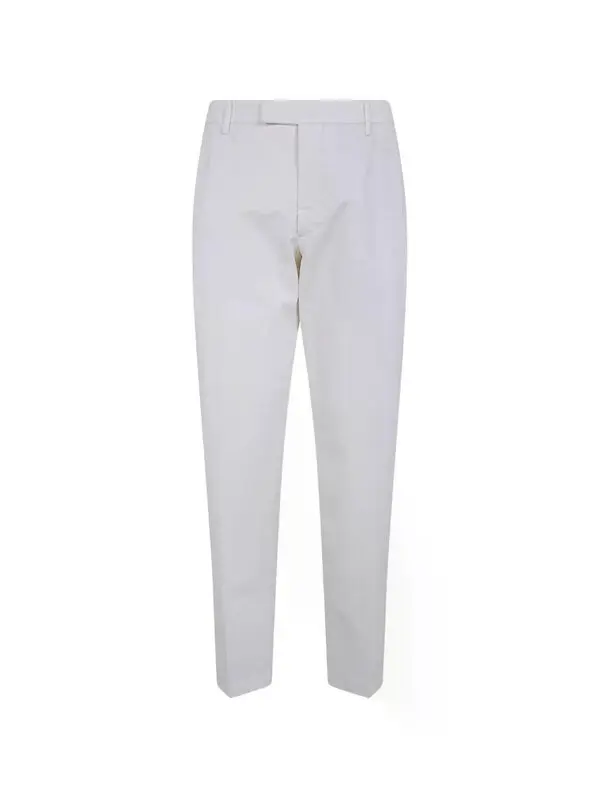 MICHAEL COAL Button-fastening Trousers - White