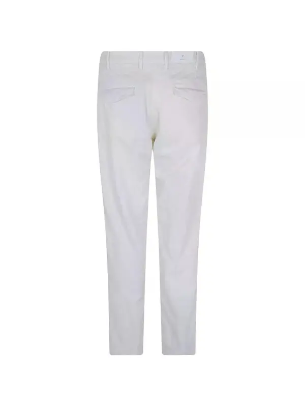 MICHAEL COAL Button-fastening Trousers - White