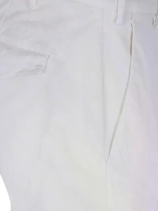 MICHAEL COAL Button-fastening Trousers - White
