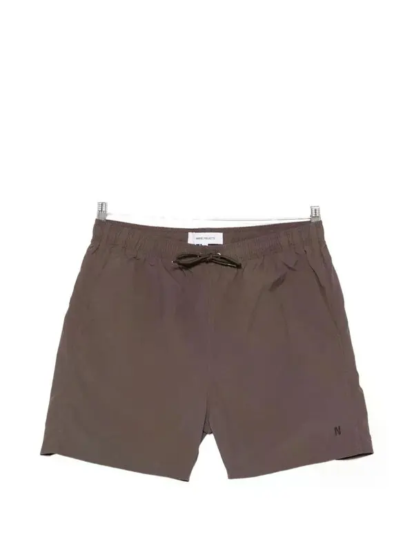Norse Projects Kattegat Drawstring Swim Shorts - Brown