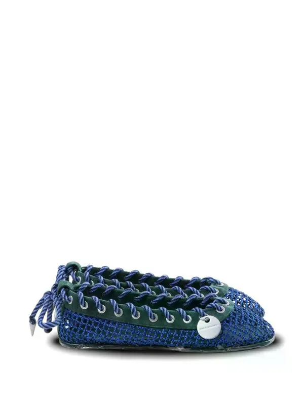 KIKO KOSTADINOV Lace-up Ballet Flats
