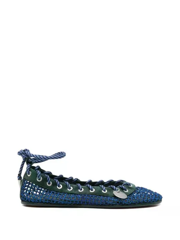 KIKO KOSTADINOV Lace-up Ballet Flats