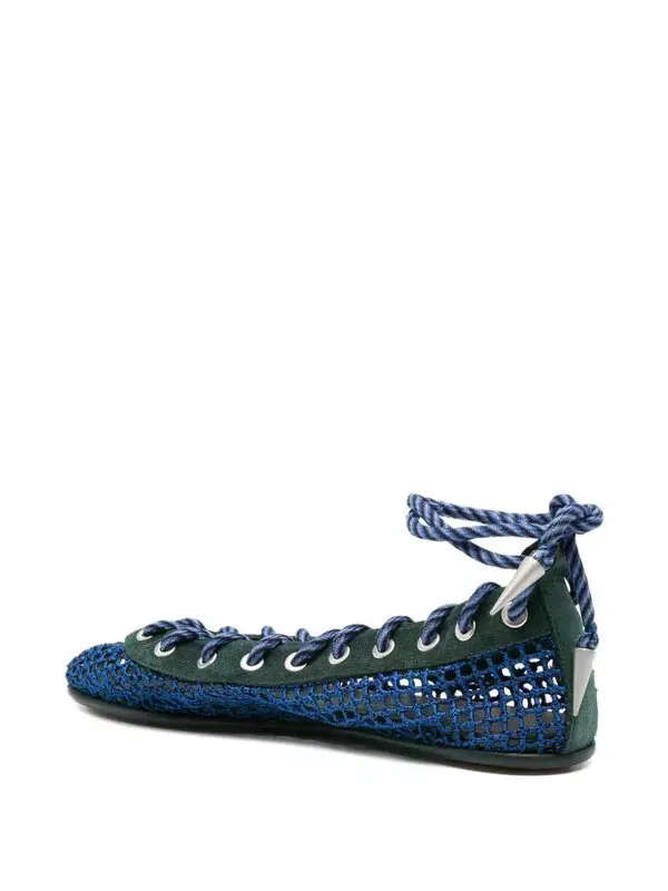 KIKO KOSTADINOV Lace-up Ballet Flats