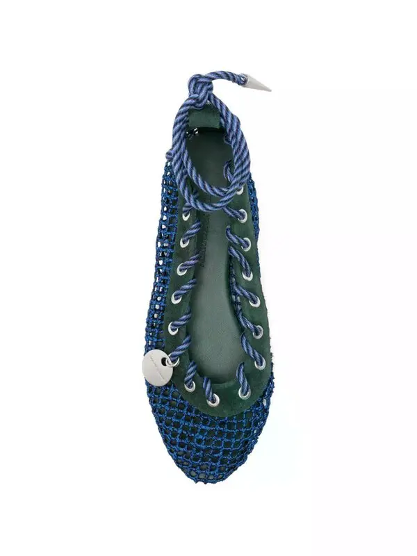KIKO KOSTADINOV Lace-up Ballet Flats