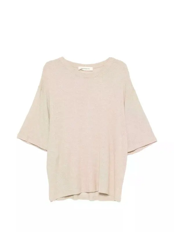 NINEMINUTES Club Crochet-knit T-shirt