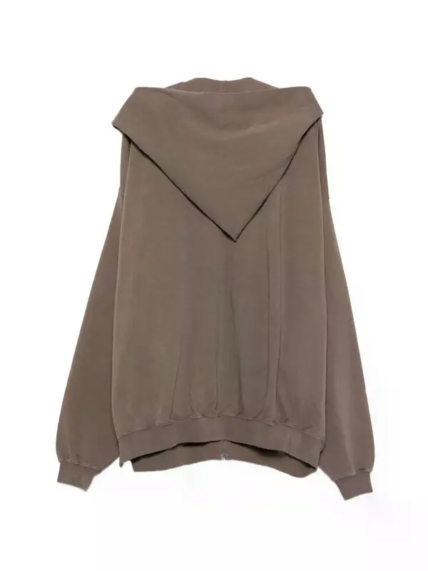 Rick Owens Mountain Hun Zip Up Hoodie