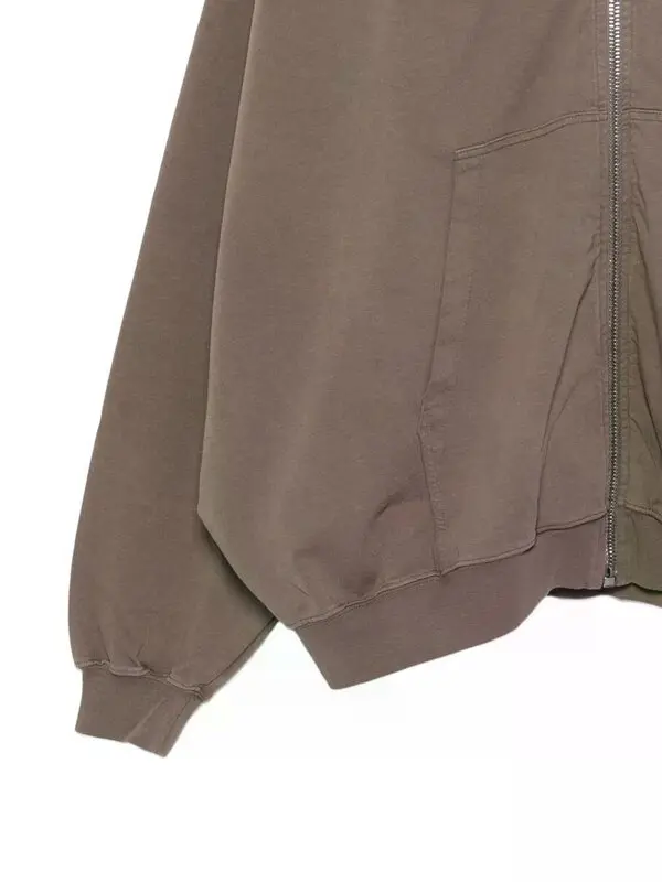 Rick Owens Mountain Hun Zip Up Hoodie