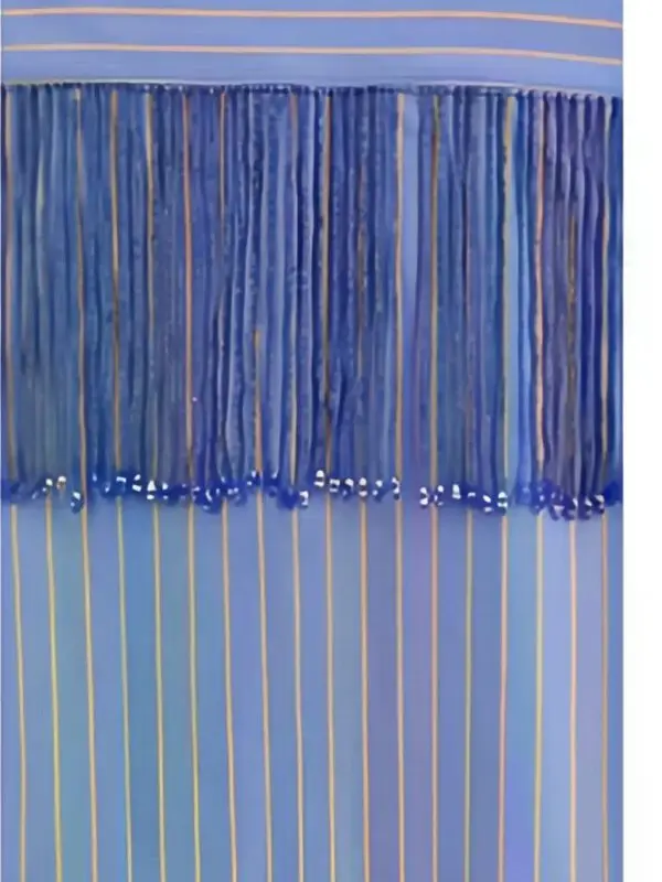 Andamane Beaded-fringed Shirt - Blue