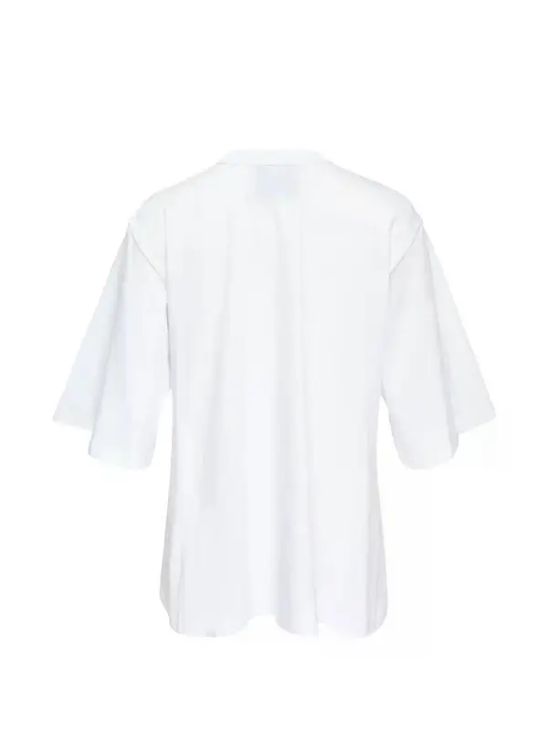 3.1 Phillip Lim Trapeze Floral-applique T-shirt - White