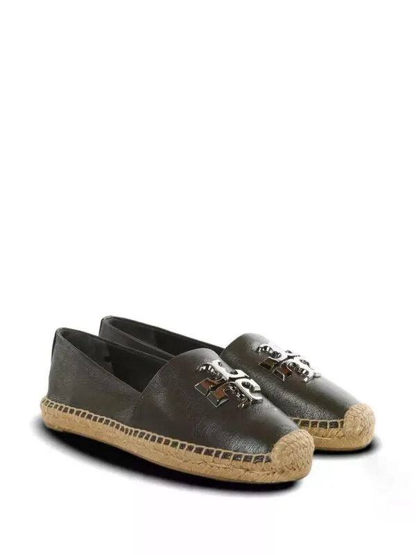 Tory Burch Eleanor Leather Ballet Flats - Brown