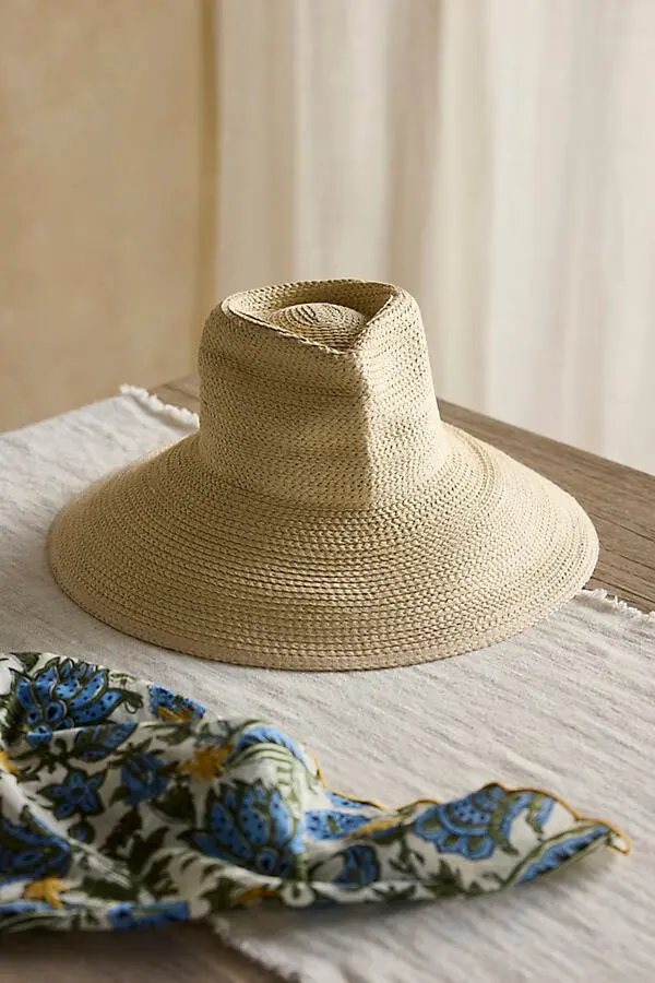 TERRAIN High Crown Wide Brim Fedora - Neutral