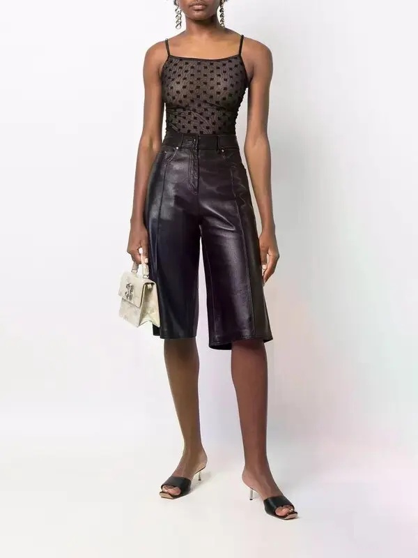 MISBHV Logo Print Mesh Vest Top