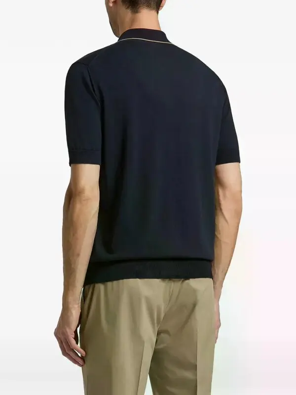 Peserico Contrast-trim Polo Shirt