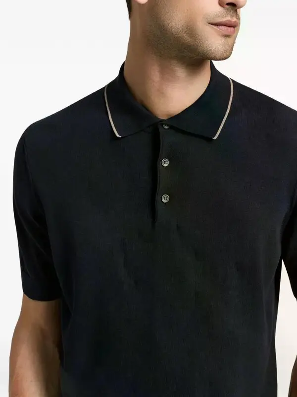 Peserico Contrast-trim Polo Shirt
