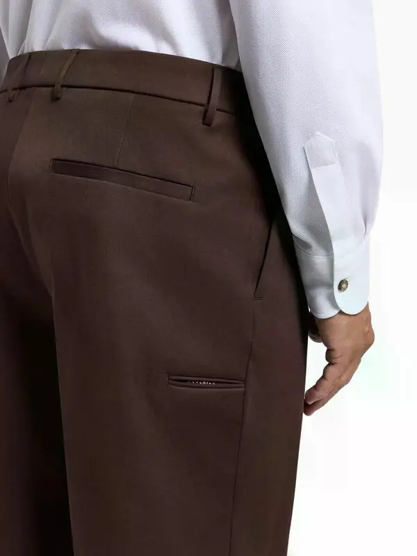 Peserico Pleated Turn-up Trousers