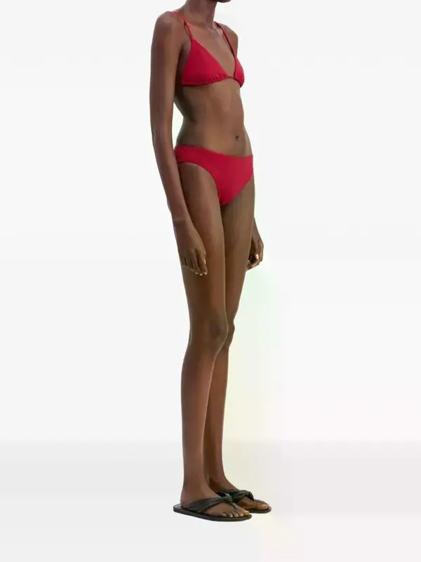 Loulou De Saison Triangle Bikini Top - Red