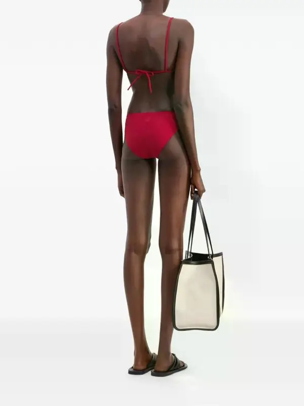 Loulou De Saison Triangle Bikini Top - Red