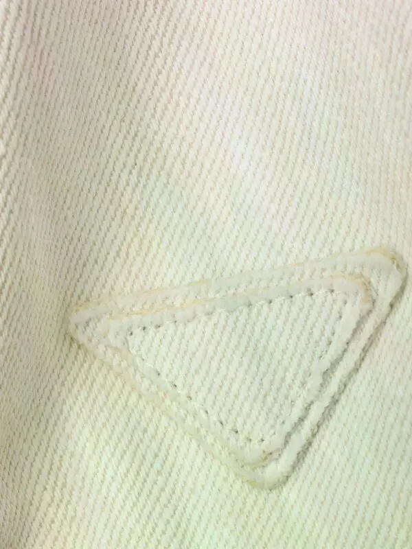 Prada Denim Baseball Cap - Neutrals