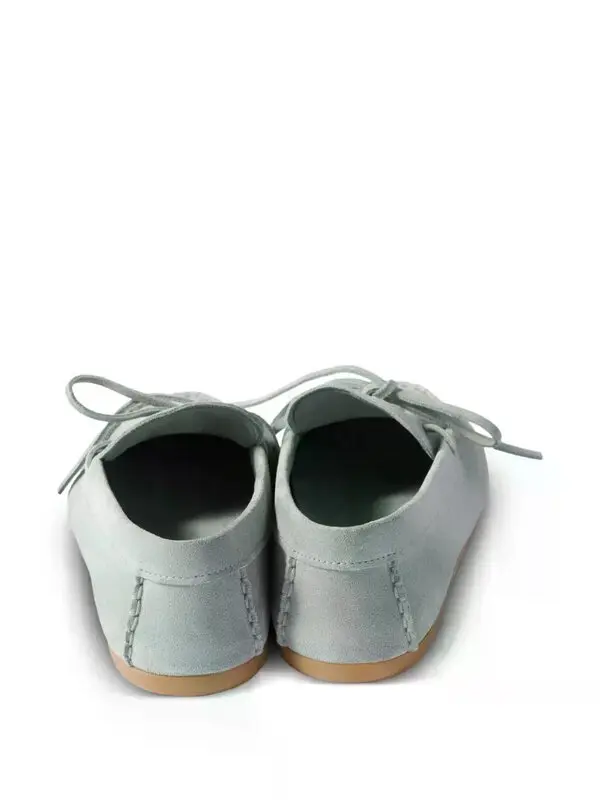 Miu Miu Suede Deck Loafers - Blue