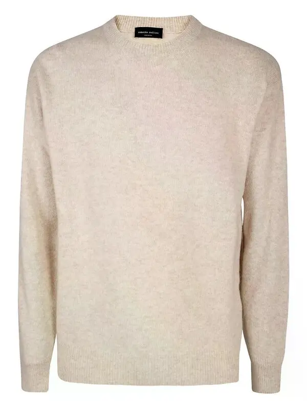 ROBERTO COLLINA Crew-neck Wool-blend Sweater