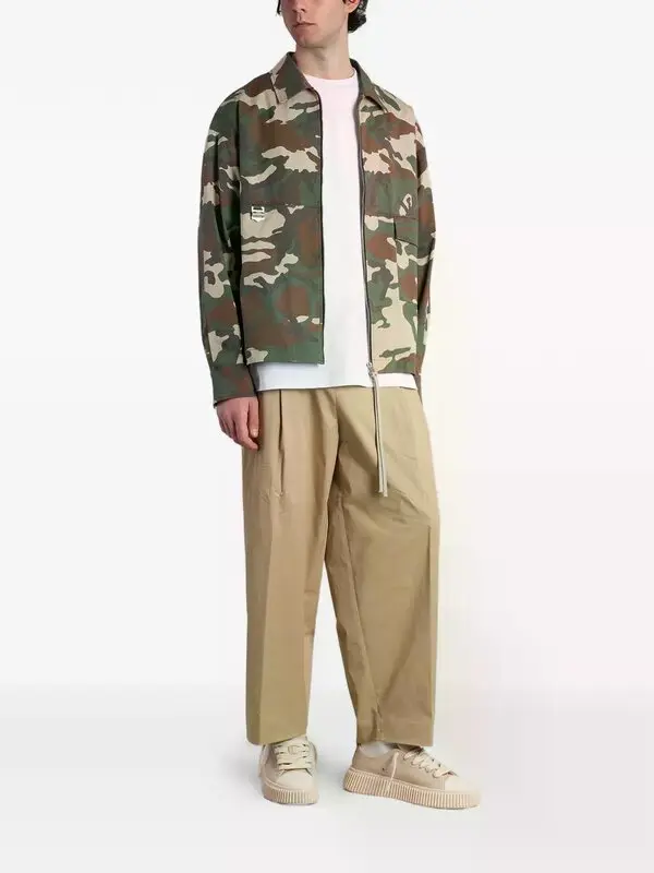 STATE OF ORDER Camouflage-print Zip-up Jacket