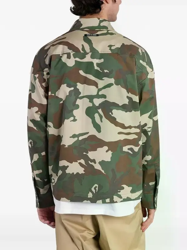 STATE OF ORDER Camouflage-print Zip-up Jacket