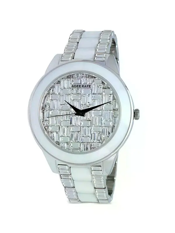 ADEE KAYE Venice 41.7mm Watch - Silver