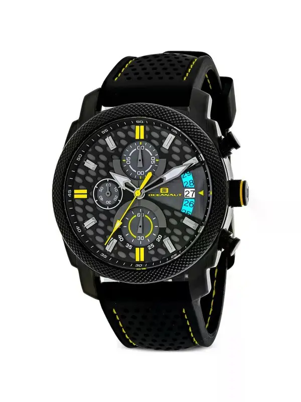OCEANAUT Kryptonite 42mm Chronograph Watch - Black
