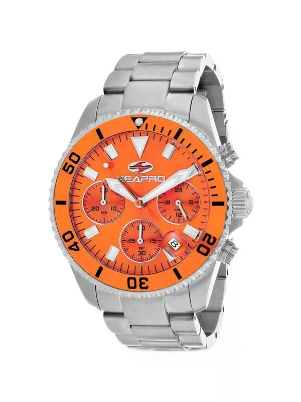 SEAPRO Scuba 200 43mm Watch - Orange