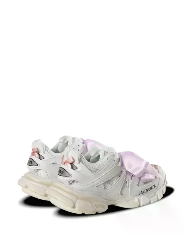 Balenciaga Track Bow-embellished Sneakers - White