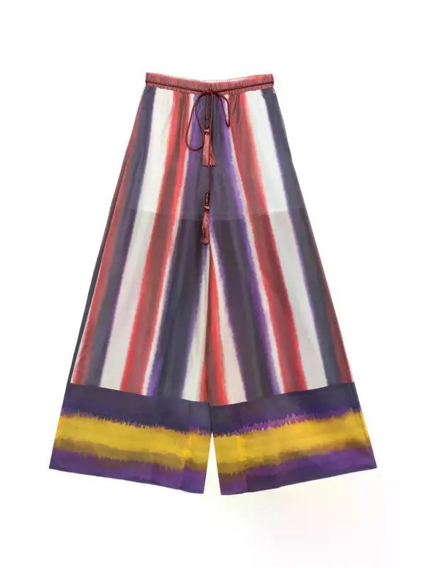 TWINSET Drawstring Wide Leg Trousers