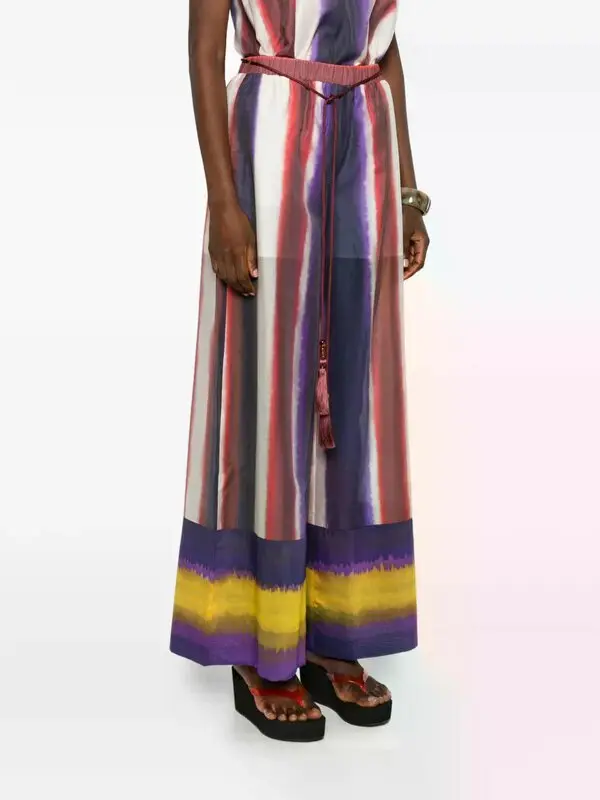 TWINSET Drawstring Wide Leg Trousers