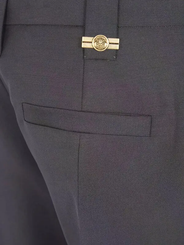 Versace Tailored Trousers With Belt Loops