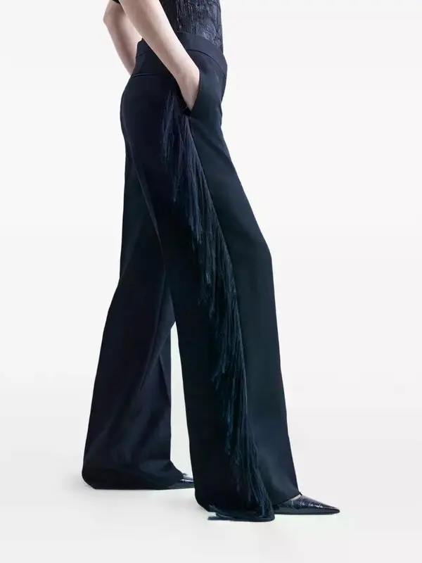 FFORME Luella Fringe-trim Trousers
