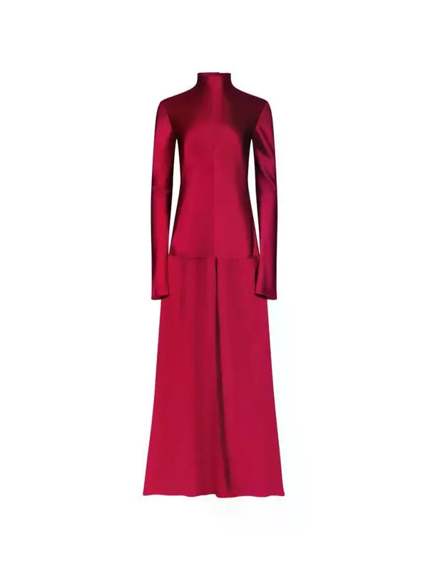 FFORME Mila Drop-waist Maxi Dress - Red