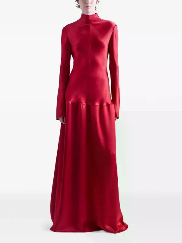 FFORME Mila Drop-waist Maxi Dress - Red