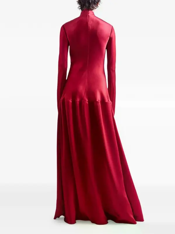 FFORME Mila Drop-waist Maxi Dress - Red