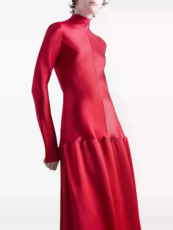 FFORME Mila Drop-waist Maxi Dress - Red
