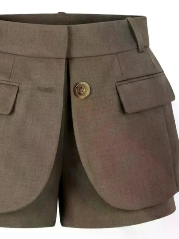 Monse Wool Shorts