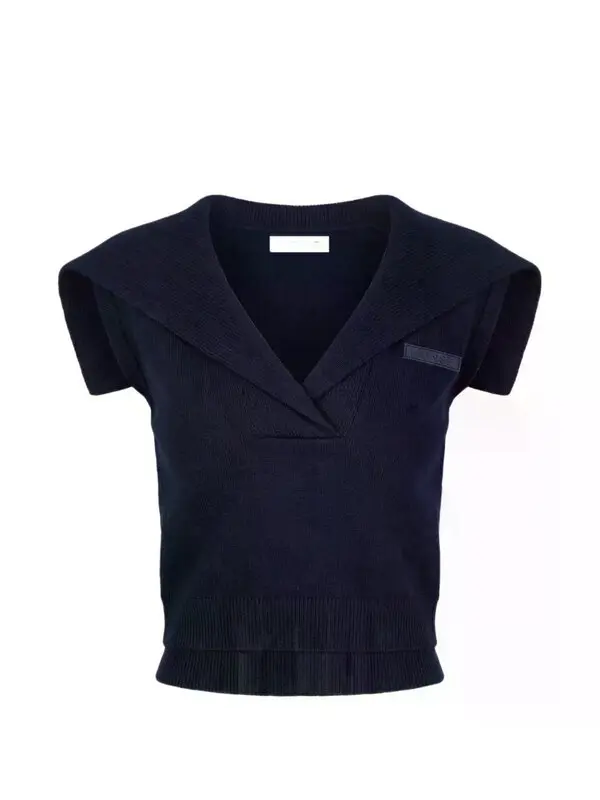 Monse Sailor-collar Sweater - Blue