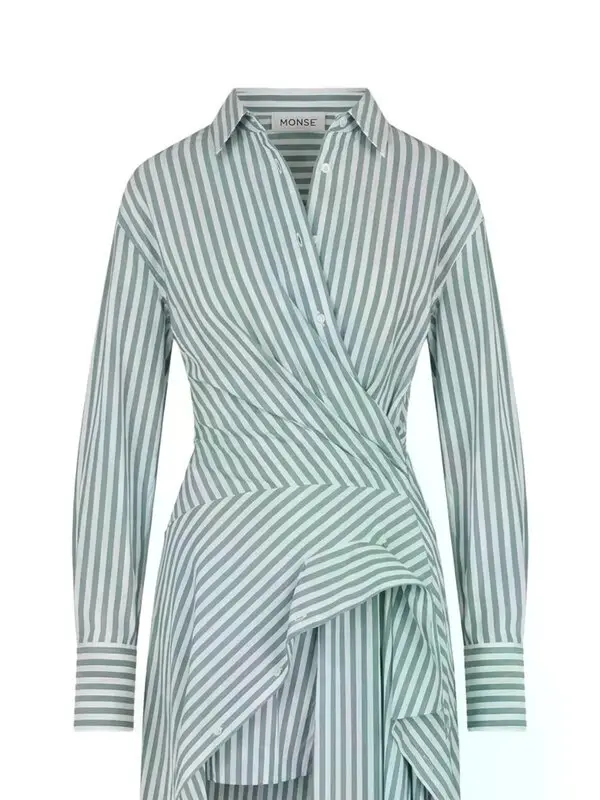 Monse Cascade Shirt Dress