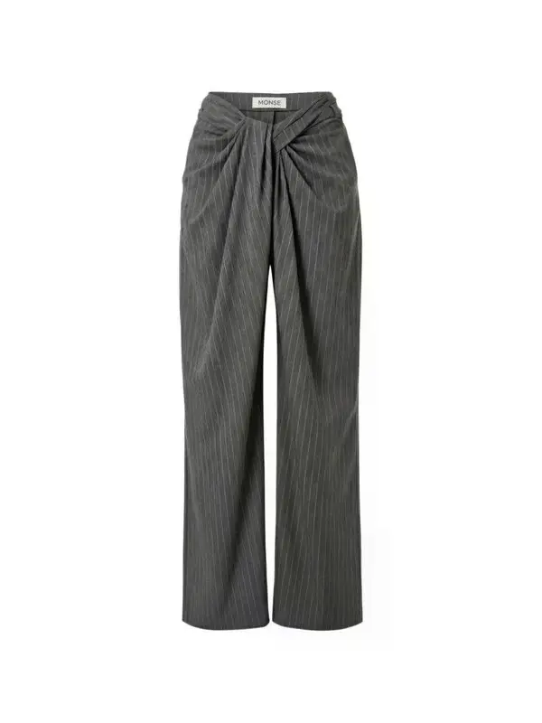 Monse Twist-detail Pinstripe Trousers