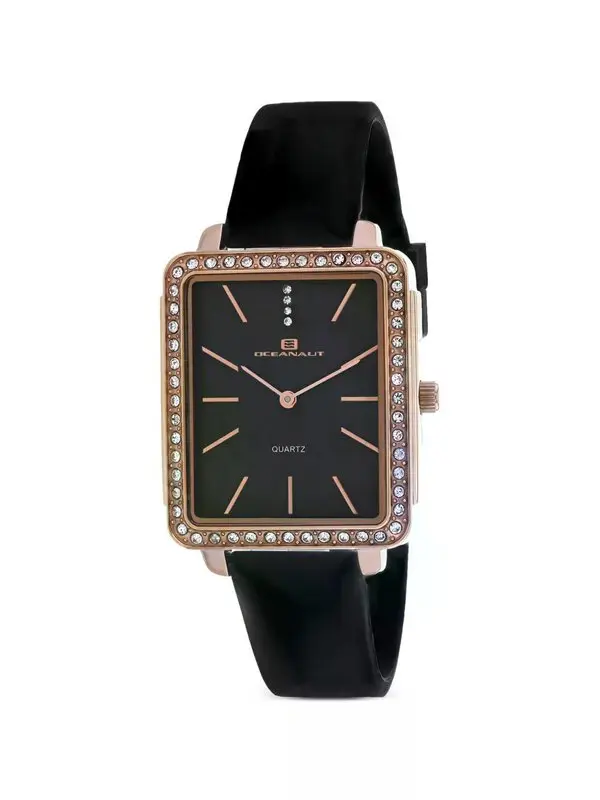 OCEANAUT Adorn Crystal 44mm Watch - Black