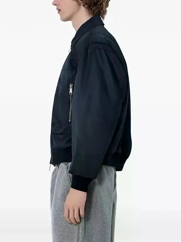 BRAIN DEAD Zip-front Collared Jacket