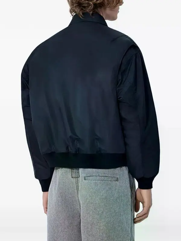 BRAIN DEAD Zip-front Collared Jacket
